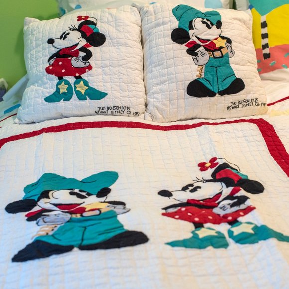 Disney - Judi Boisson | Bedding | Vintage Disney Judi Boisson Mickey ...